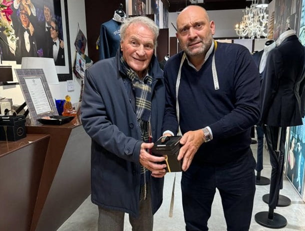 Filottrano / Spalletti ed Altafini in visita alla sartoria dello ...